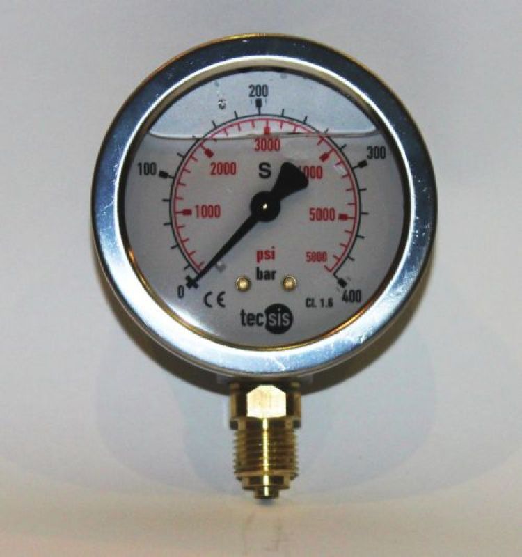 Manometer NG 63, 0 - 160 bar, Glyzerinfüllung, Anschl. unten Manometer NG 63, 0 - 160 bar, Glyzerinfüllung, Anschl. unten